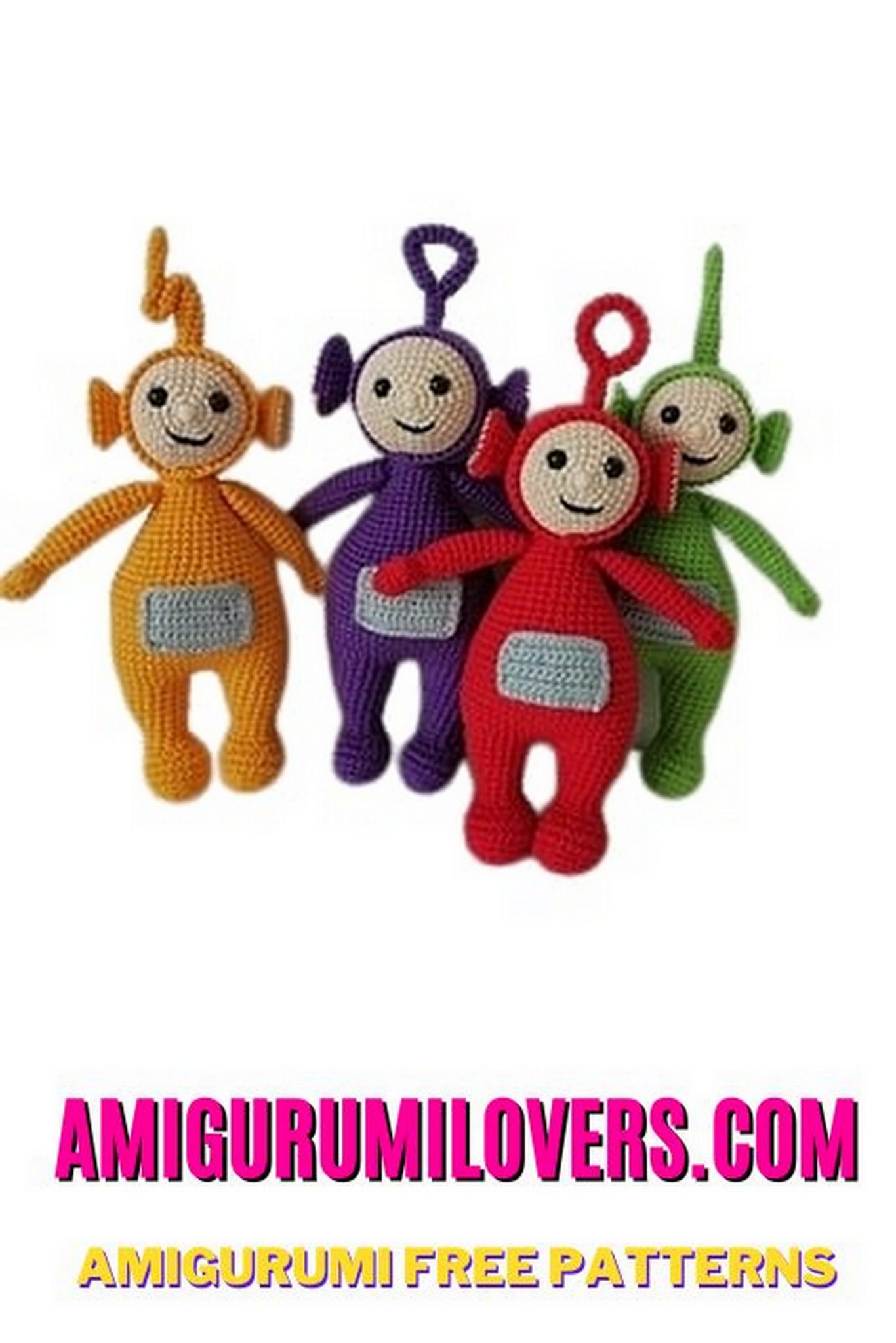 Free Crochet Pattern for Teletubbies Amigurumi - Amigurumilovers.com