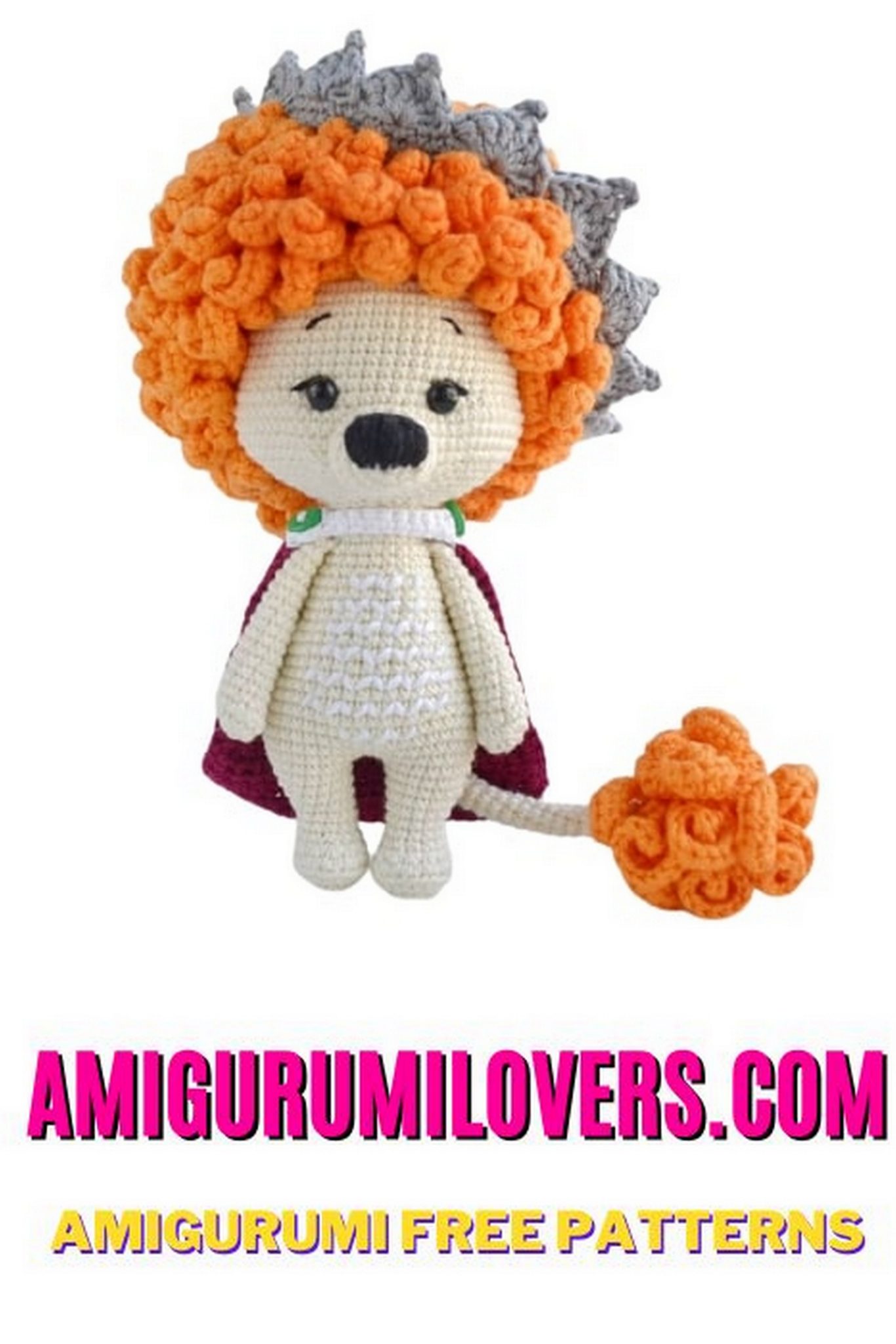 Craft the Majesty of the Jungle with the Amigurumi Lion King Free ...