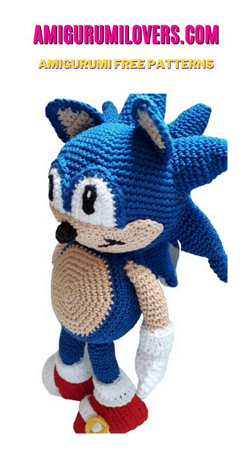 Super Sonic Amigurumi Free Crochet Pattern - Craft Your Own Speedster ...