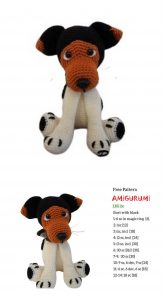 Jack Russell Dog Amigurumi Free Crochet Pattern - Amigurumilovers.com