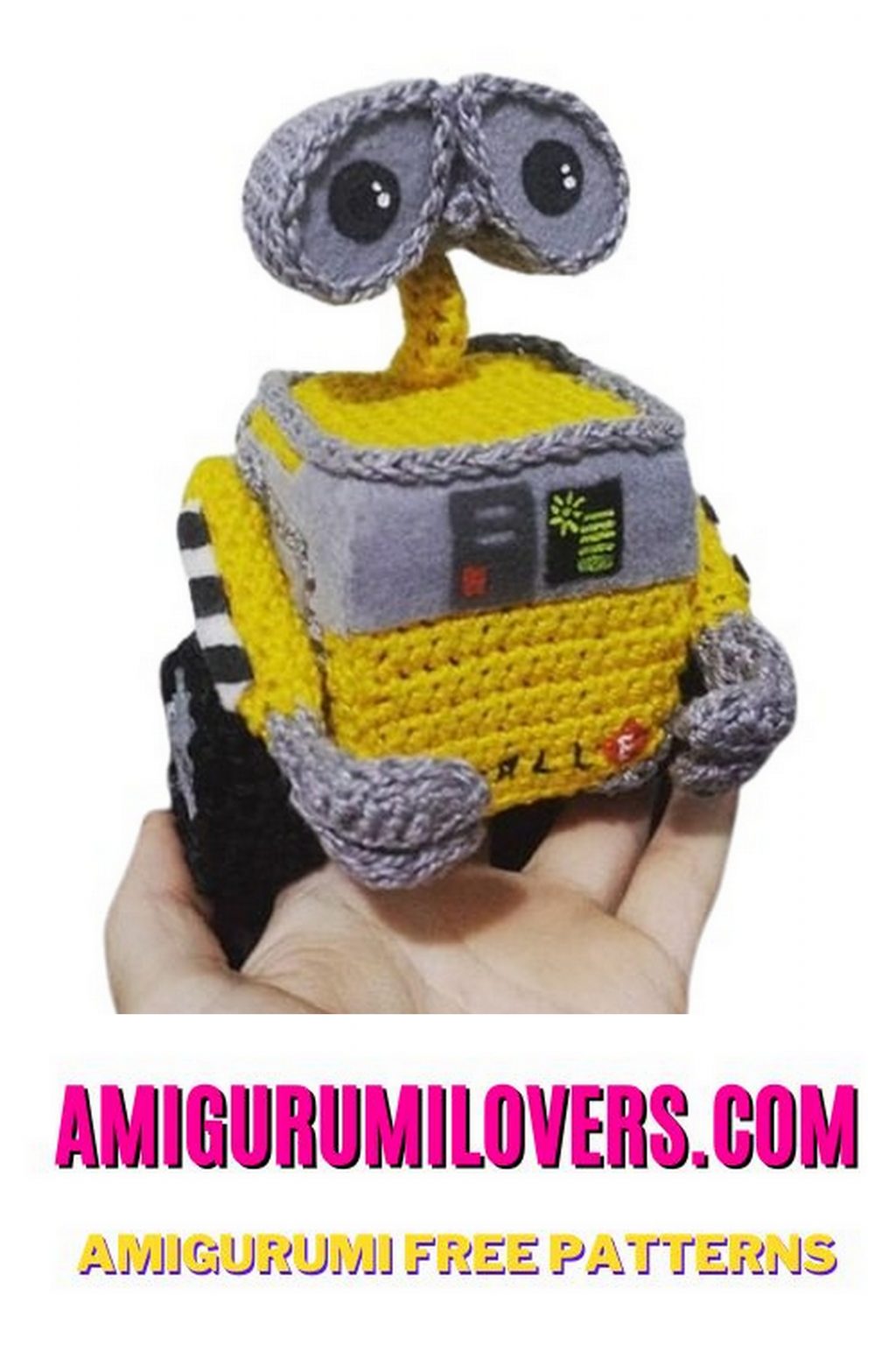 Wall-e Amigurumi Free Crochet Pattern - Amigurumilovers.com